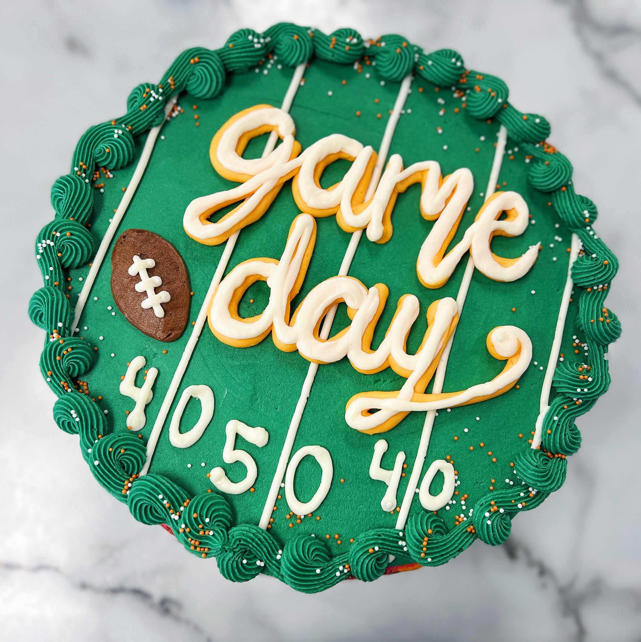 Pre-Order Only! Gameday Cookie Cake | Marble City Sweets