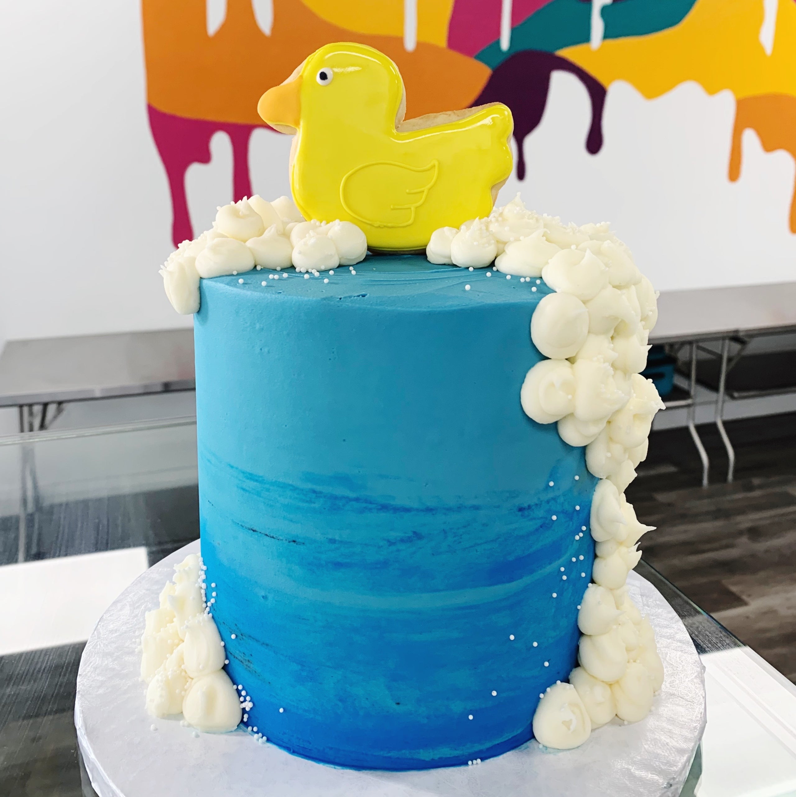 Pre-Order Only! Rubber Ducky Decorated Cookie Cake | Marble City Sweets